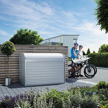 The ideal bicycle garage - bicycles, scooters and other items safely ...