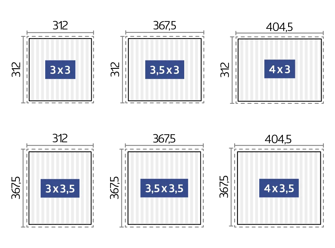 Pergola - moderne Terrassenüberdachung aus Metall - Biohort Deutschland