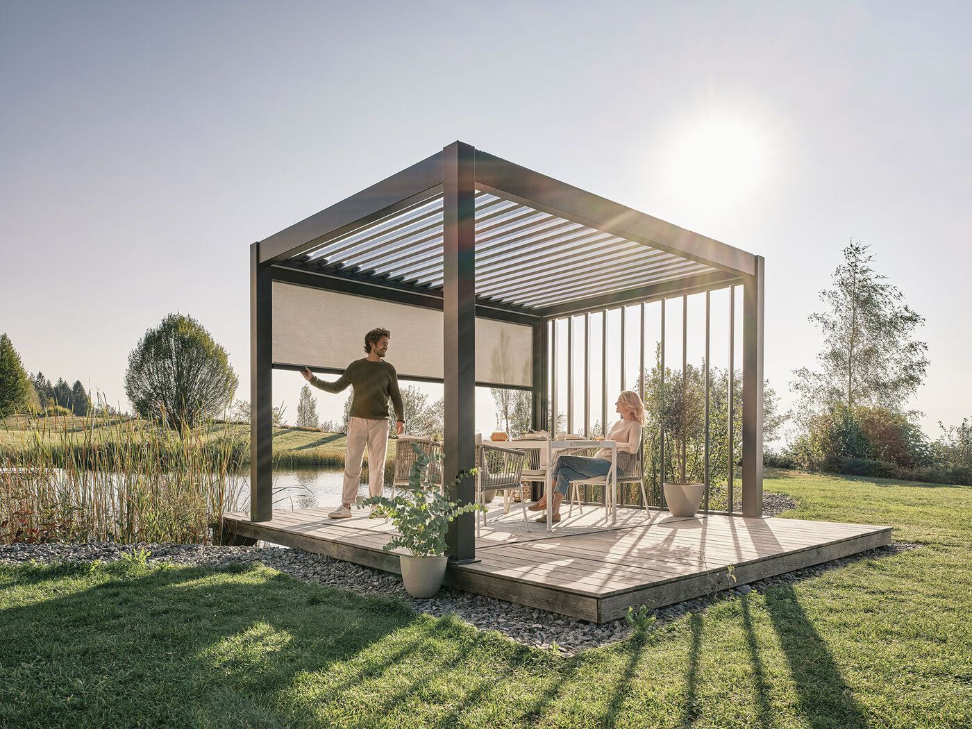 Schattenspender & Freiraum – Biohort Pergola - Biohort Germany