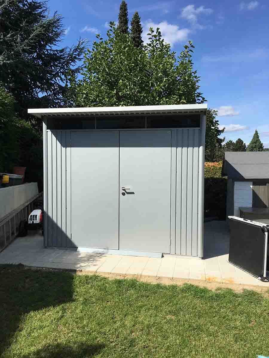 Metal garden shed with shed roof - Biohort - Biohort Other country
