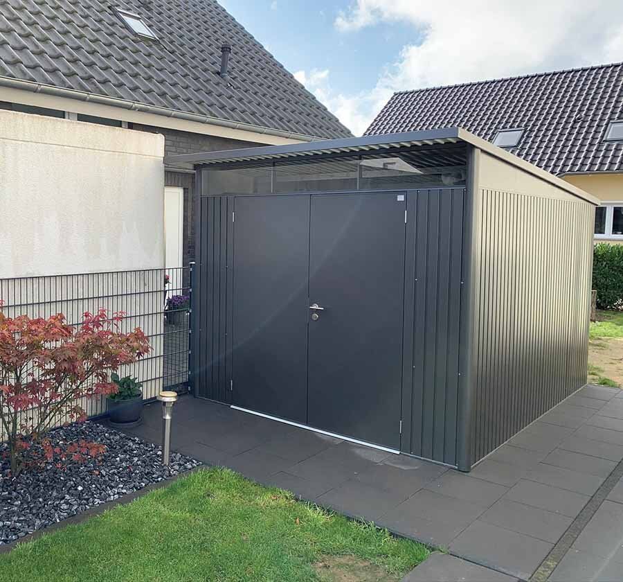 Metal garden shed with shed roof - Biohort - Biohort Other country