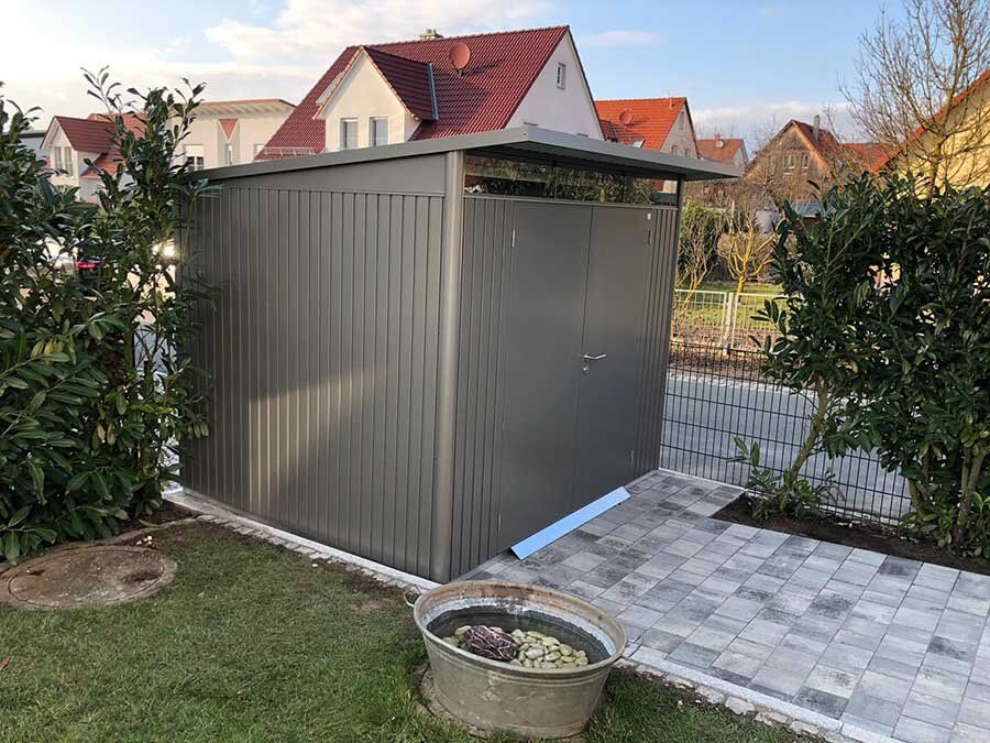 Metal garden shed with shed roof - Biohort - Biohort Other country