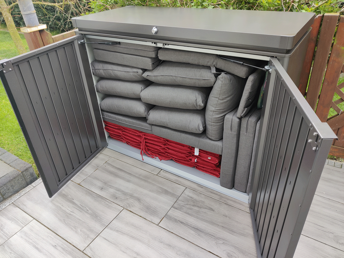 Storage cabinets metal for garden & terrace - Biohort - Biohort United ...