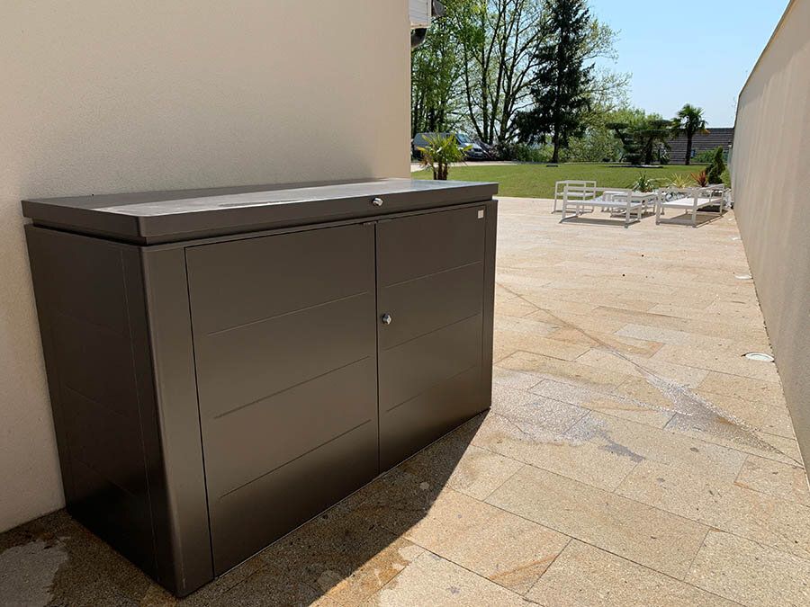Storage cabinets metal for garden & terrace - Biohort - Biohort United ...