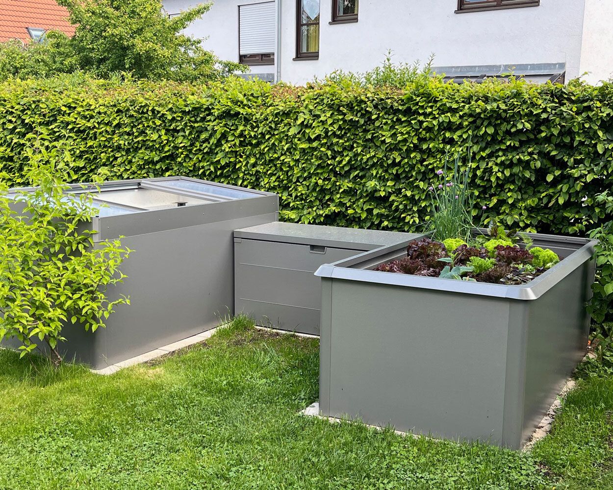 Hochbeet aus Metall: modern & mit Abdeckung - Biohort - Biohort Deutschland