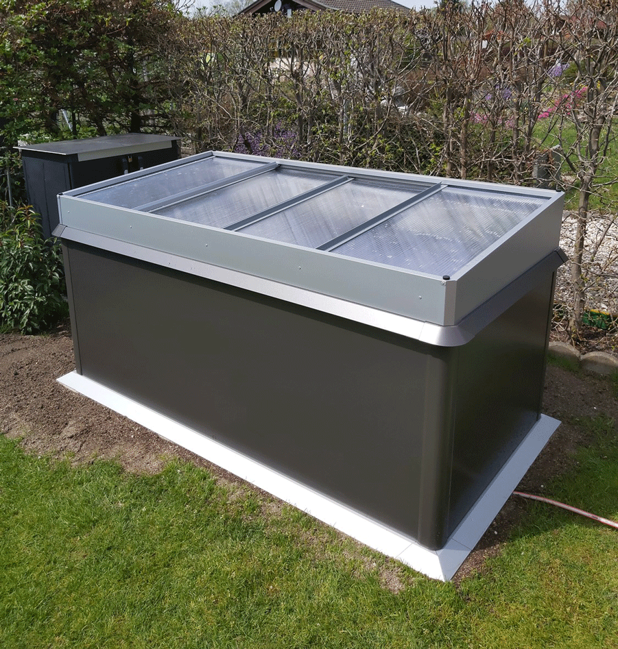 Hochbeet aus Metall: modern & mit Abdeckung - Biohort - Biohort Deutschland