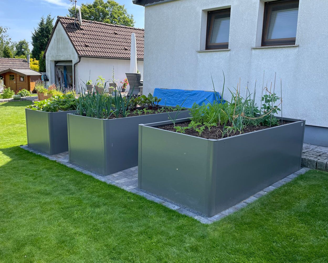 Hochbeet aus Metall: modern & mit Abdeckung - Biohort - Biohort Deutschland
