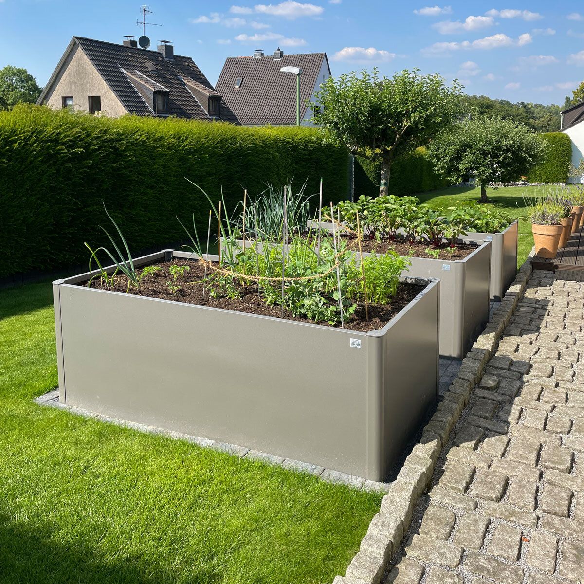 Hochbeet aus Metall: modern & mit Abdeckung - Biohort - Biohort Deutschland