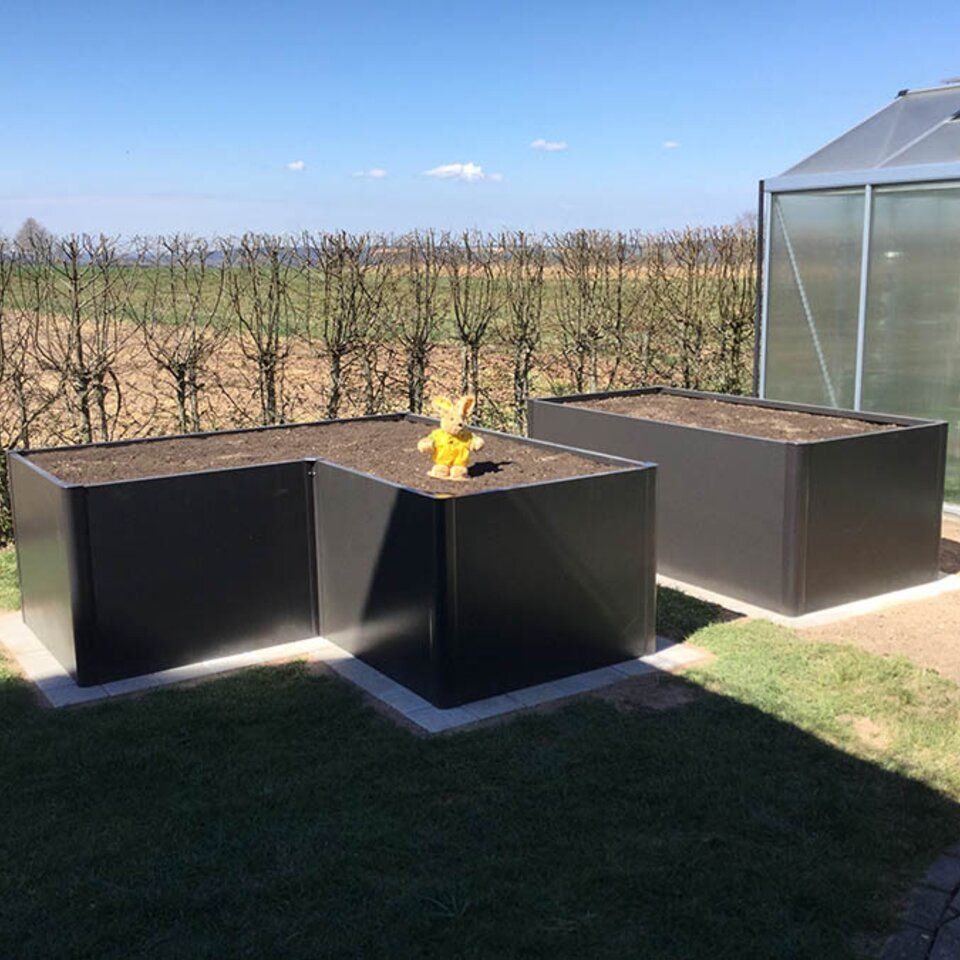 Hochbeet aus Metall: modern & mit Abdeckung - Biohort - Biohort Deutschland