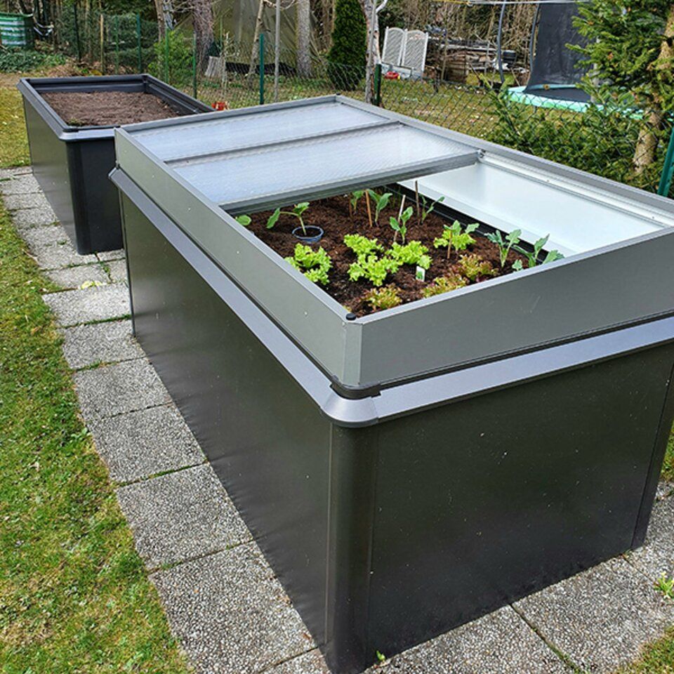 Erstaunlich Hochbeet Mit Abdeckung Bilder