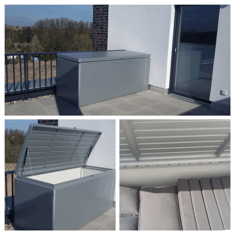 Storage box: waterproof lounge box for seat cushions - Biohort ...