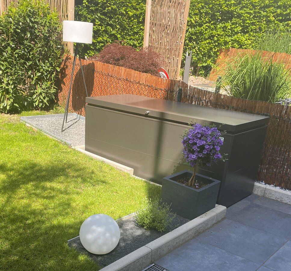 Alu-Auflagenbox wasserdicht - Loungebox für Sitzauflagen - Biohort