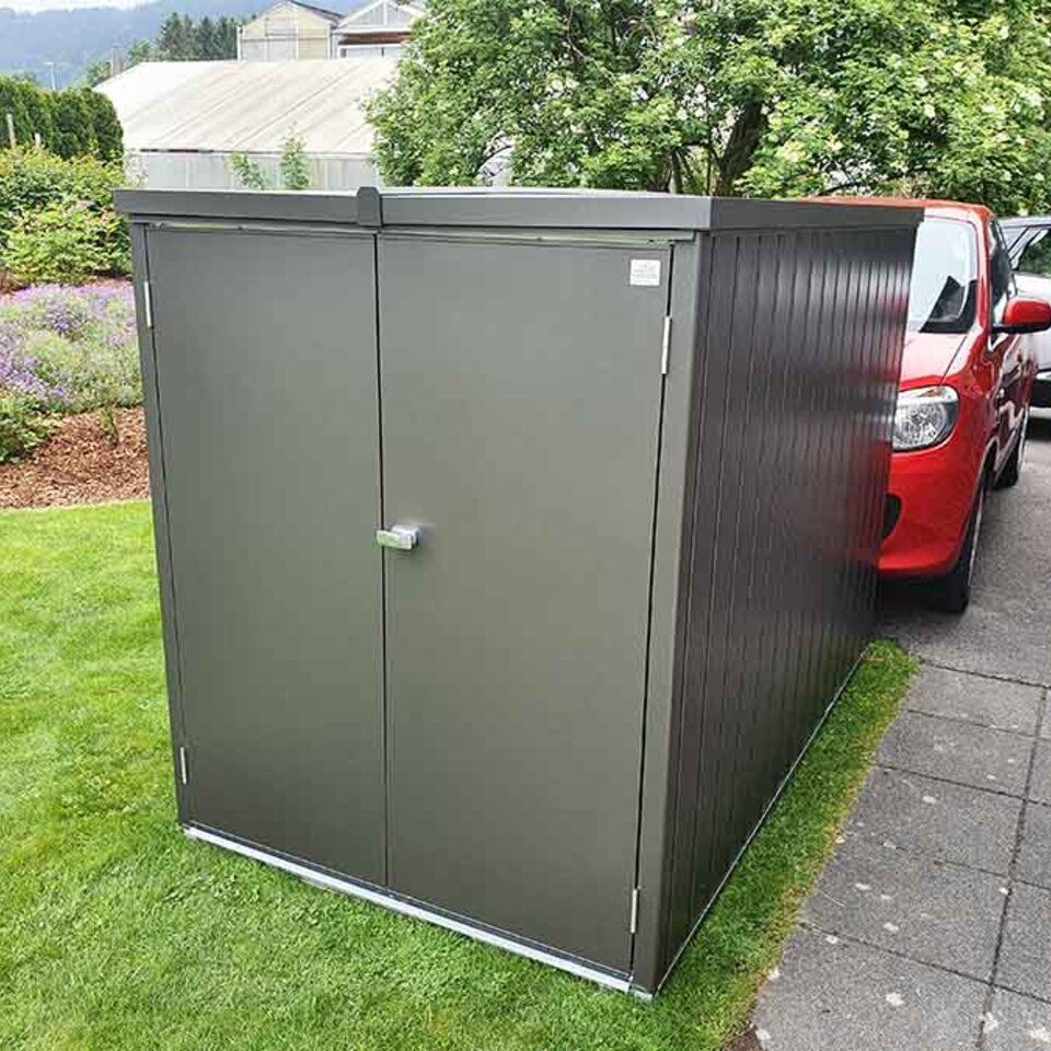 Minigarage aus Metall für das Fahrrad - wasserdicht - Biohort - Biohort ...