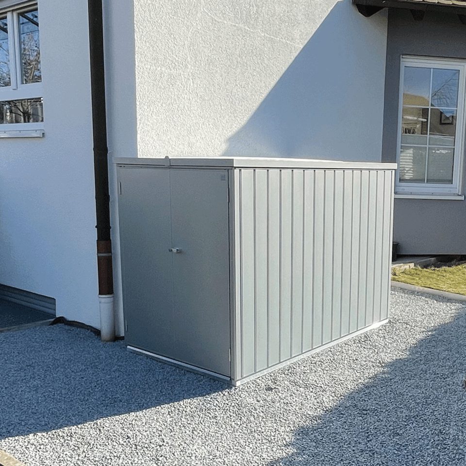 Minigarage aus Metall für das Fahrrad - wasserdicht - Biohort - Biohort ...