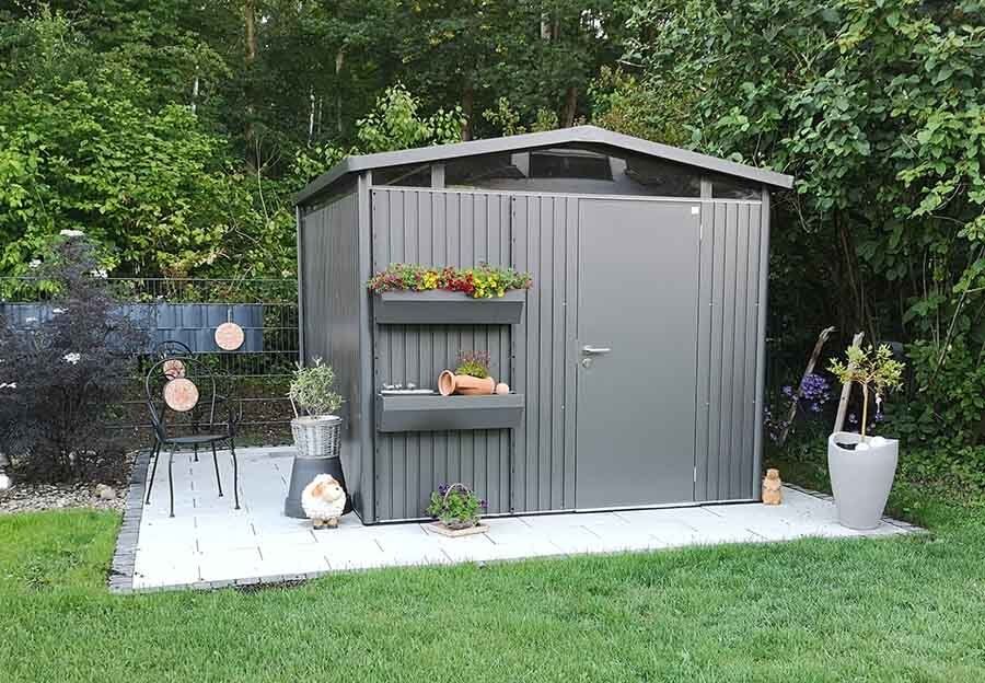 Modern storage shed & garden storage hut from Biohort