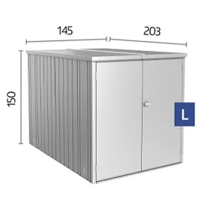 Biohort MiniGarage - die multifunktionale Garage für Fahrräder und Co.
